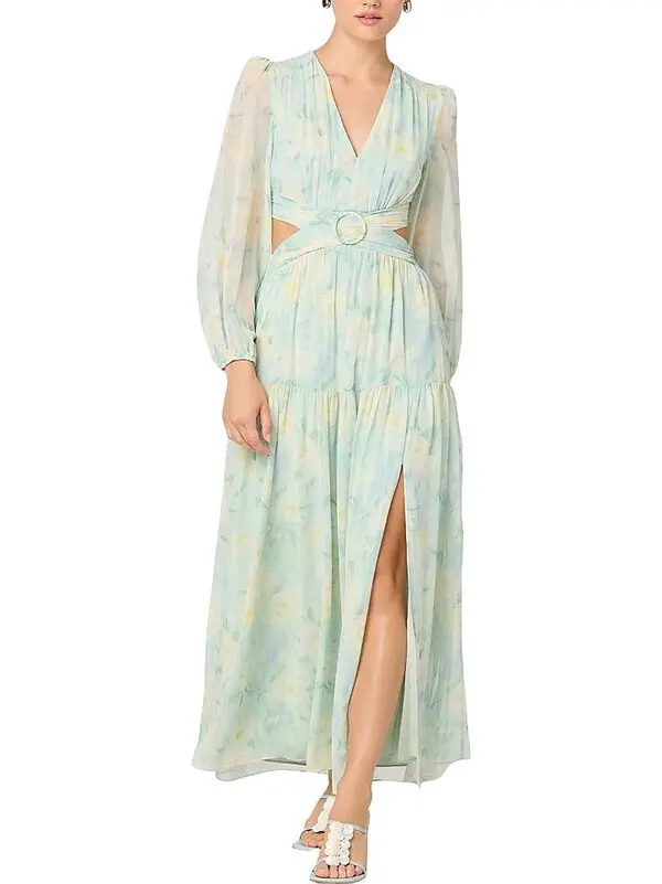 Astr The Label Klarissa Floral Maxi Dress - Seafoam Floral