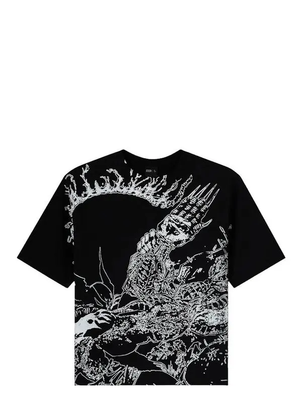 OVO Marvel Wolverine Splash Page Tee Shirt - Black