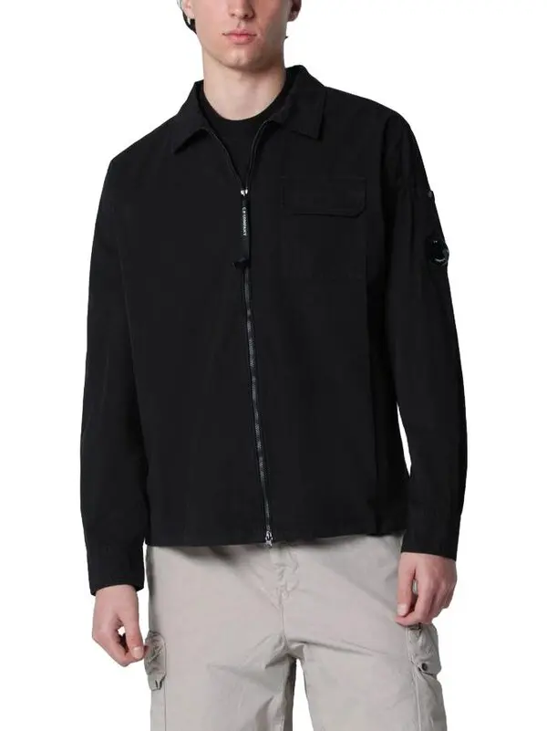 C.P. COMPANY Cotton Overshirt - Black