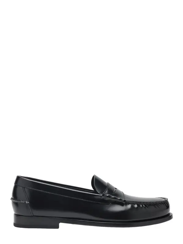 Church's Classic Leather Loafer - Black