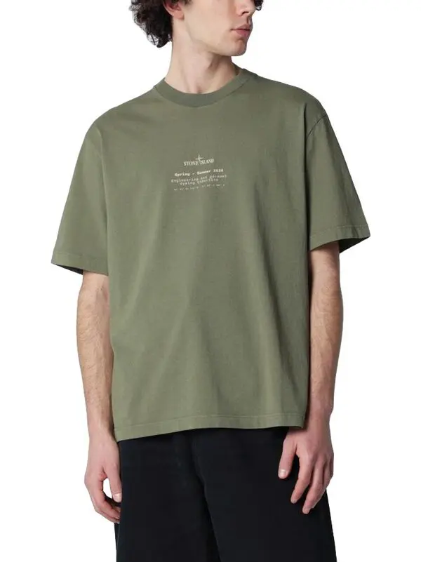 Stone Island Military T-shirt With Regular Fit - Green