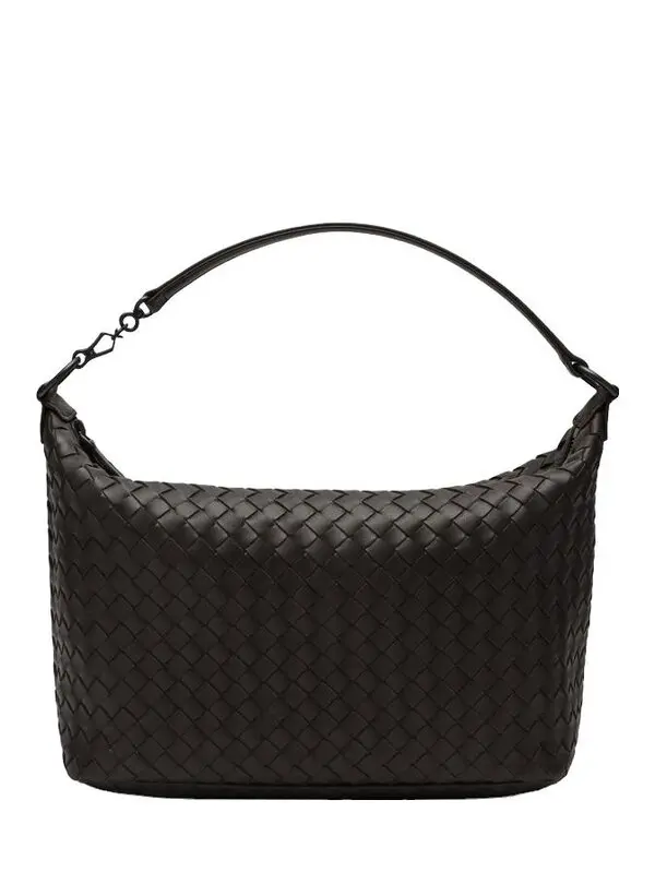 Bottega Veneta Intrecciato Top Handle Bag - Brown