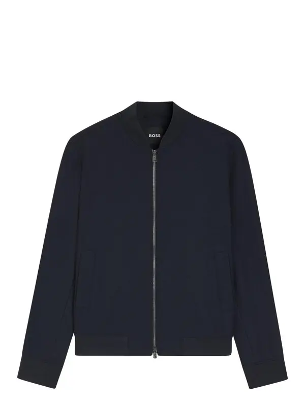 BOSS Slim-fit Jacket - Dark Blue
