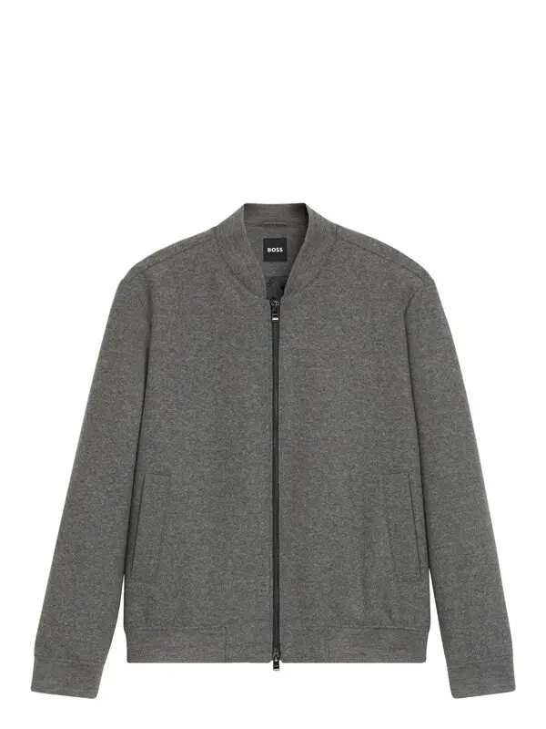 BOSS Slim-fit Jacket - Grey