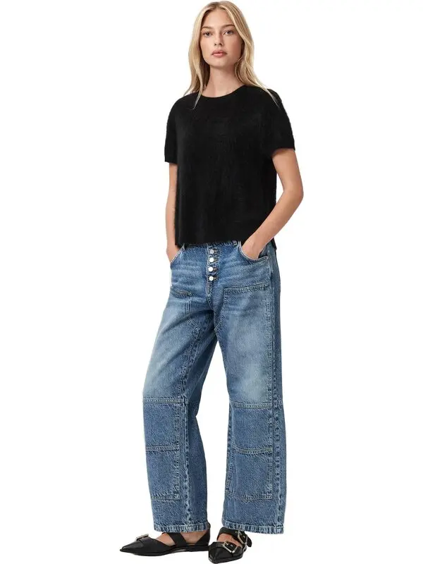 ALLSAINTS Tay Carpenter Wide-leg Jeans - Vintage Indigo