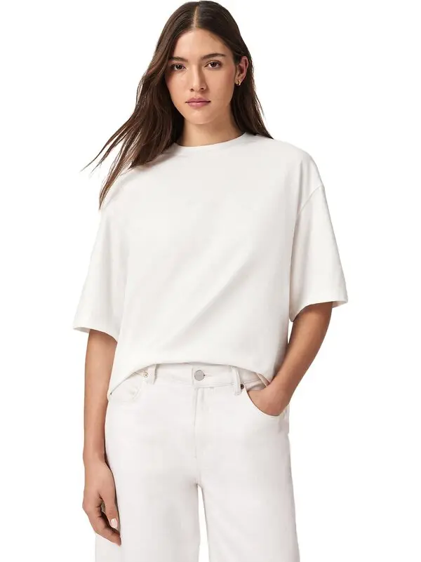 ALLSAINTS Esme Amelie Oversized T-shirt - White