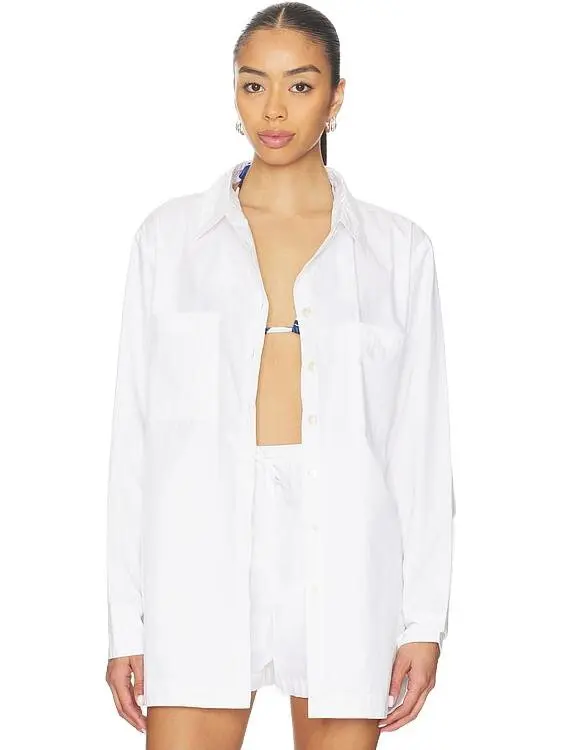 VITAMIN A Nadia Shirt - White