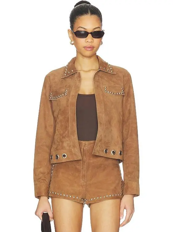 ZUT Calumet Leather Jacket - Tan
