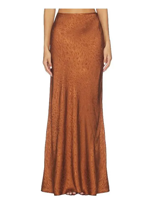 Prabal Gurung Bias Midi Skirt - Toffee