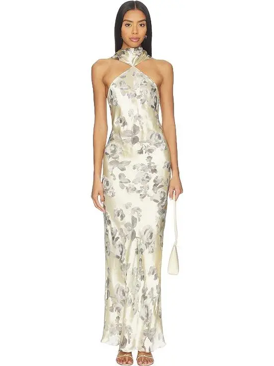 Amanda Uprichard Ashton Maxi Dress - Snow Petal