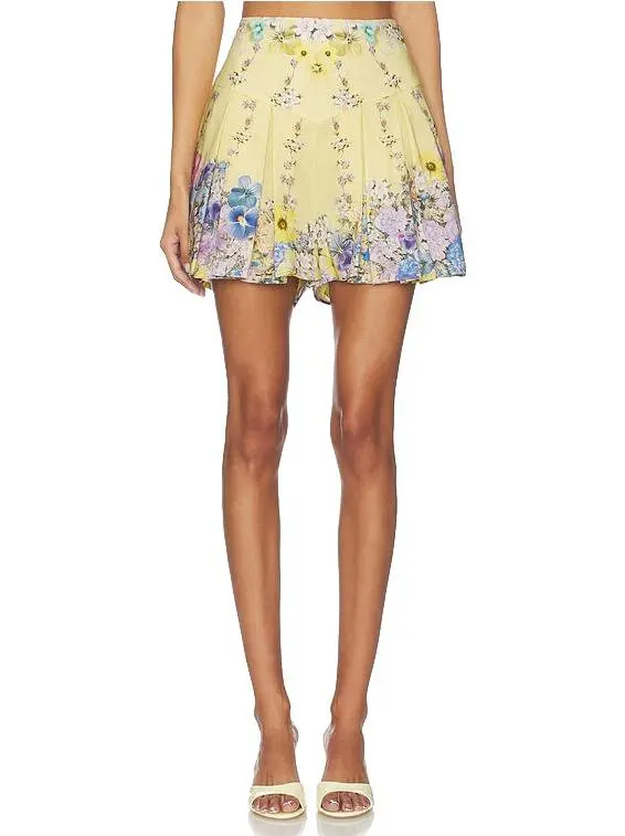 Camilla Corset Waist Short - Darling Buds