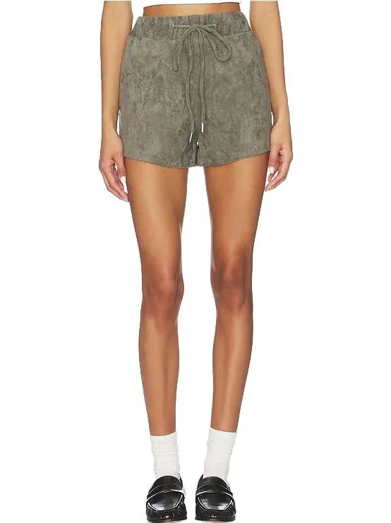 Blanknyc Tie Shorts - Desert Sage