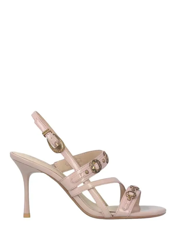 Pinko Studded Detail Strappy Sandals - Pink