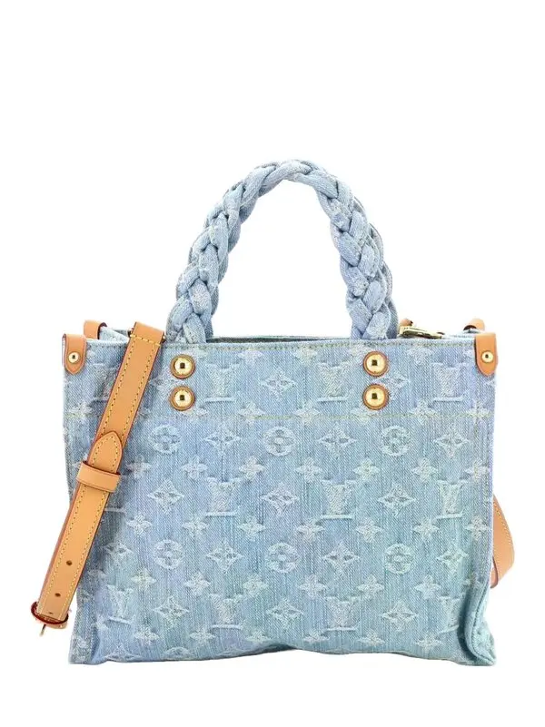 LOUIS VUITTON Let Go Monogram Denim Pm Tote Bag - Blue