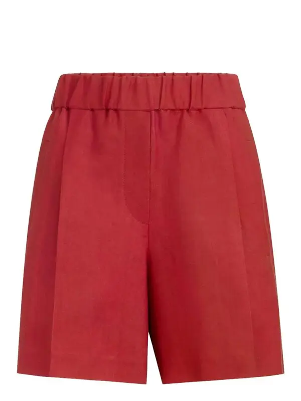 Brunello Cucinelli Elastic-waistband Shorts - Red