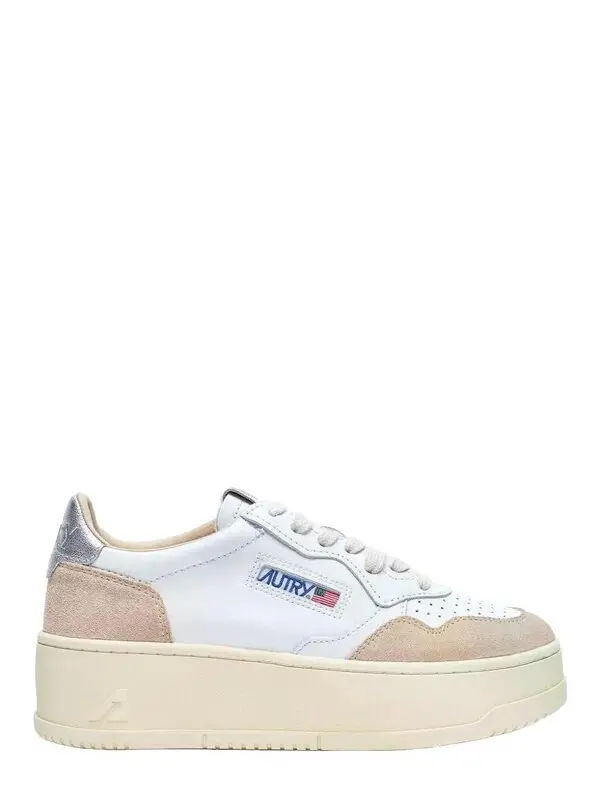 AUTRY Medalist Platform Sneakers - White