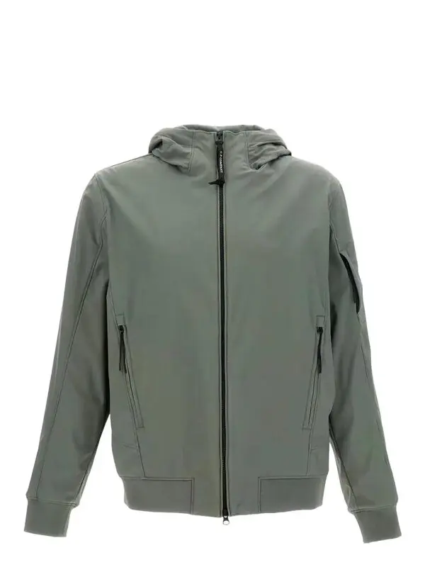 C.P. COMPANY Hooded Zip-up Jacket - Green