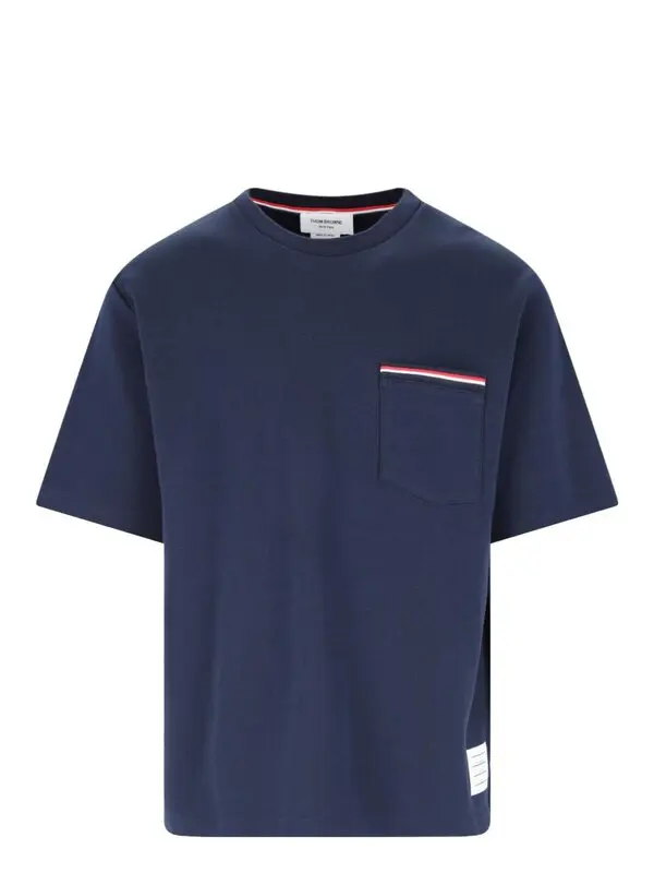 Thom Browne Oversized T-shirt - Blue