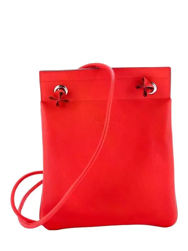 Hermès Aline Bag Milo Lambskin And Swift Mini Crossbody Bag - Red