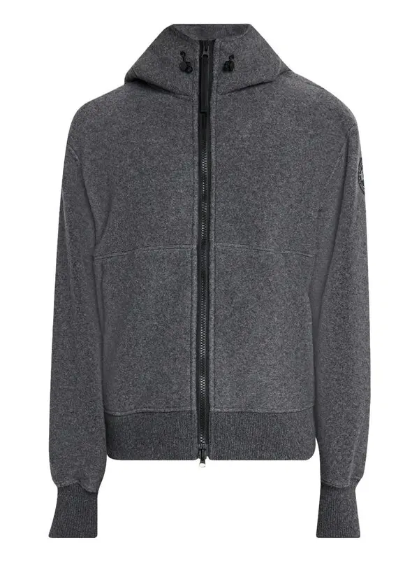 Canada Goose Chilliwack Fleece Hooded Bomber Jacket - Quarry Gre