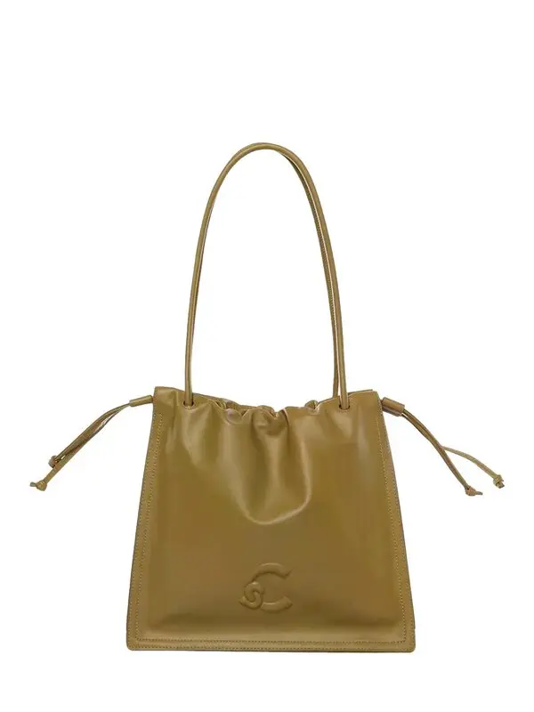 COCCINELLE Dulse Drawstring Tote - Green