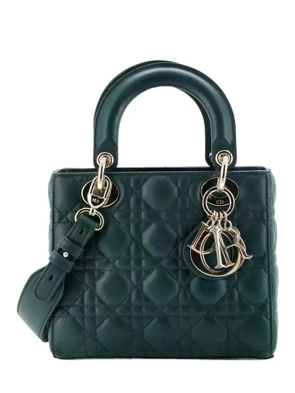 Dior Abcdior Lady Bag Cannage Quilt Lambskin - Green