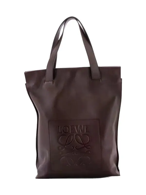 Loewe Shopper Leather North South Tote Bag - Brown