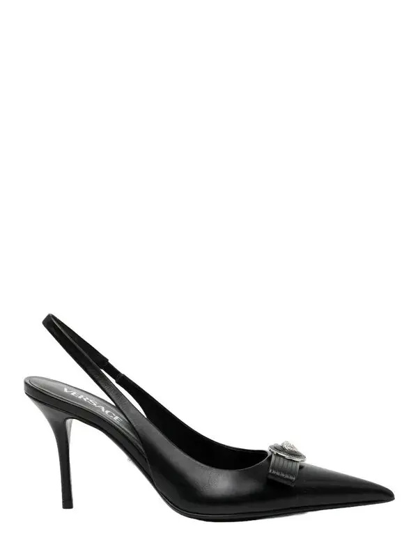 Versace 85mm Slingback Pumps - Black