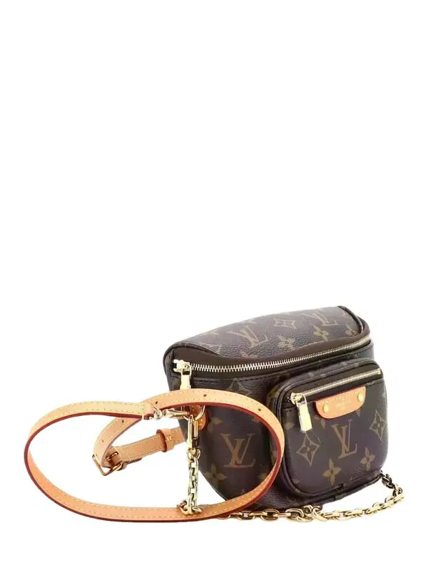 LOUIS VUITTON Bum Bag Monogram Canvas Mini - Brown