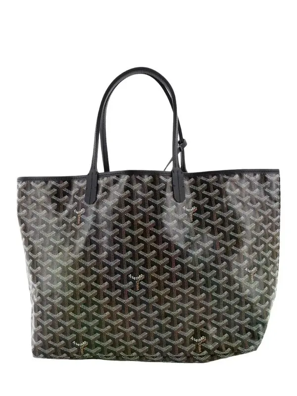 Goyard Saint Louis Coated Canvas Pm Tote Bag - Black