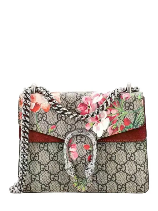 Gucci Dionysus Blooms Print Mini Shoulder Bag - Brown