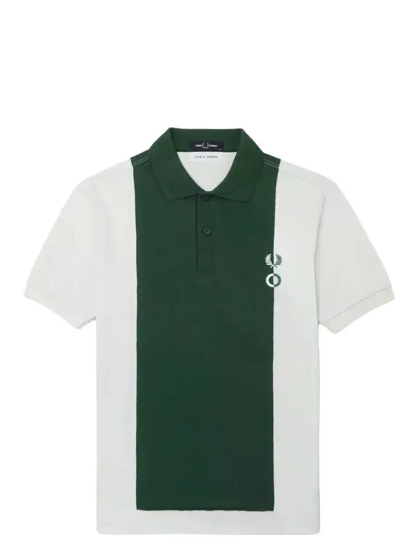 Fred Perry X Craig Logo-detail Polo Shirt - Green