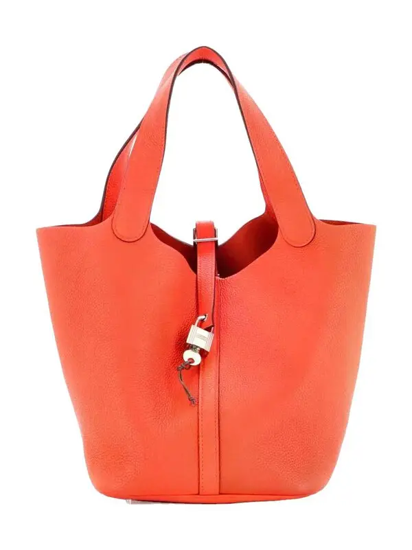 Hermès Picotin Lock Mm Bucket Bag - Orange