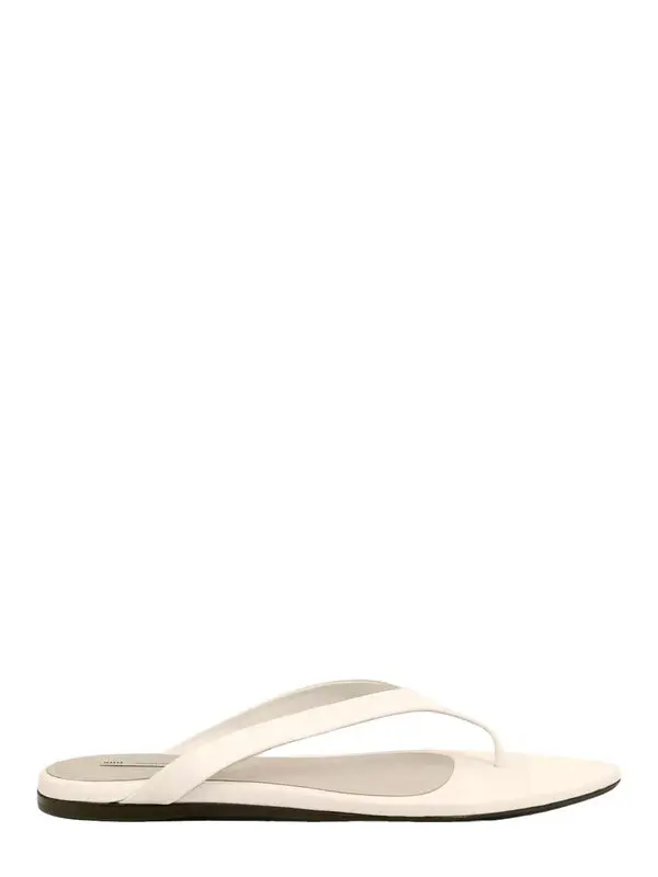 Ami Pointed-toe Flat Sandals - Neutrals