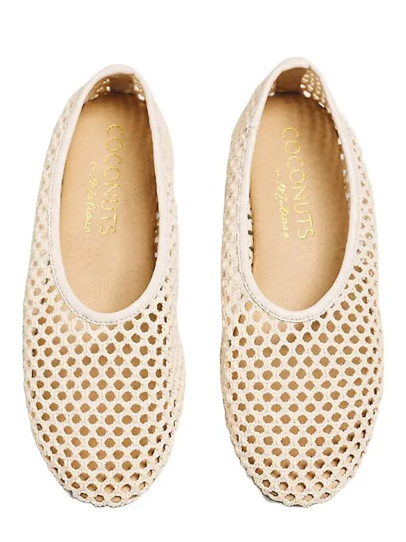 Matisse Marta Mesh Ballet Flats - Ivory