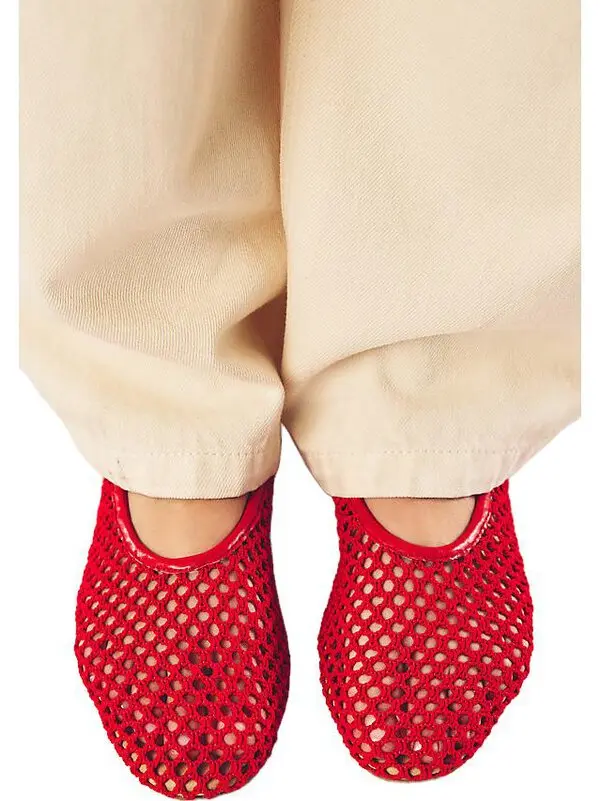 Matisse Marta Mesh Ballet Flats - Red