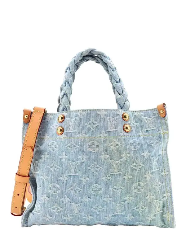 LOUIS VUITTON Let Go Monogram Denim Pm Tote Bag - Blue