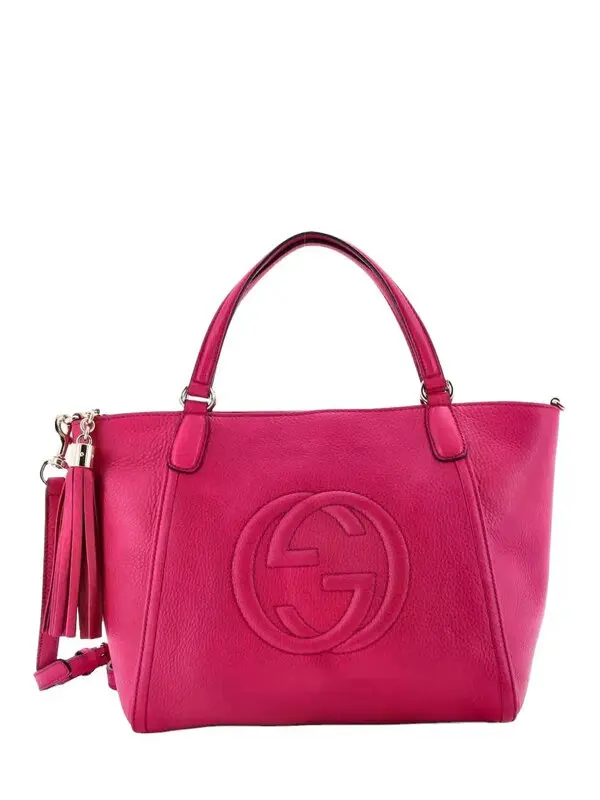 Gucci Soho Convertible Top Handle Satchel - Pink
