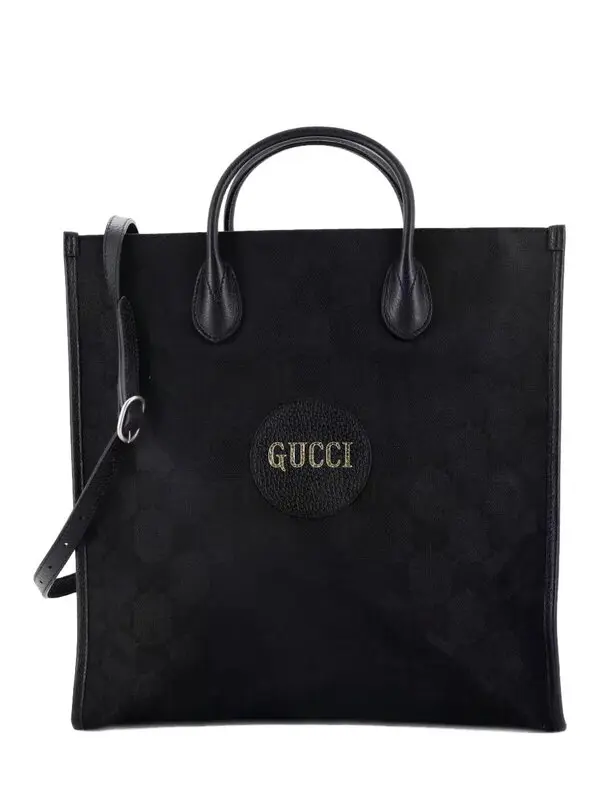 Gucci Off The Grid Gg Econyl Long Tote Bag - Black