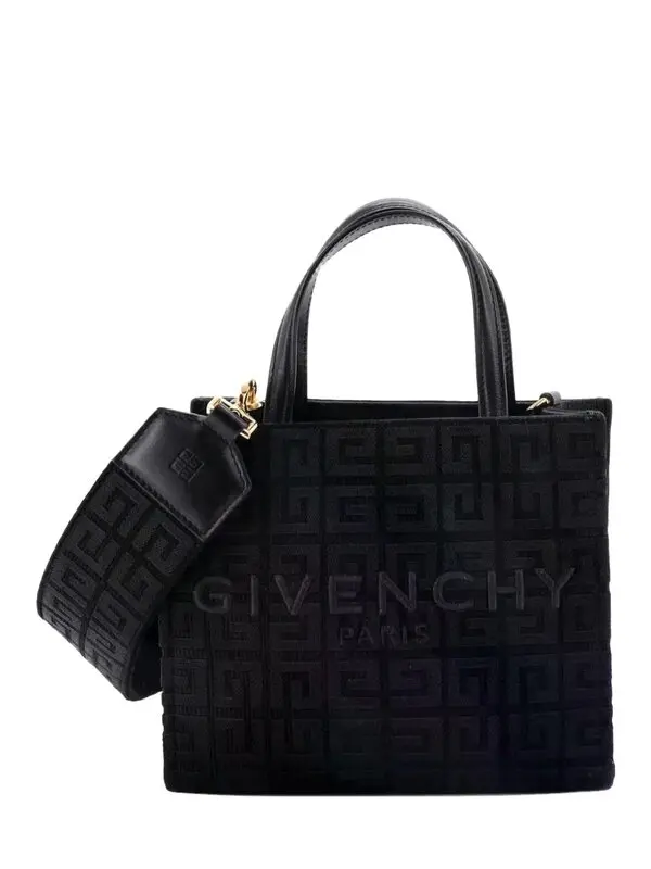 Givenchy 4g Jacquard Mini Tote Bag - Black