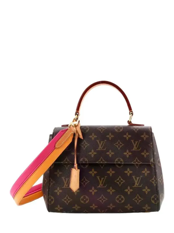 LOUIS VUITTON Cluny Top Handle Monogram Satchel Bb - Brown