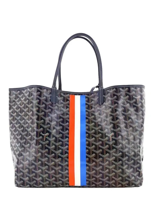 Goyard Saint Louis Coated Canvas Pm Tote Bag - Blue