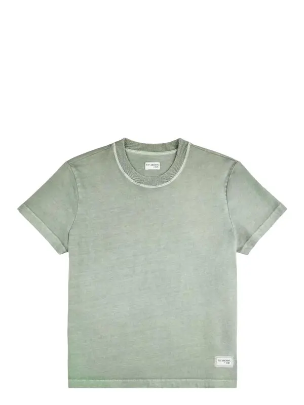 FAY Archive Ribbed T-shirt - Green
