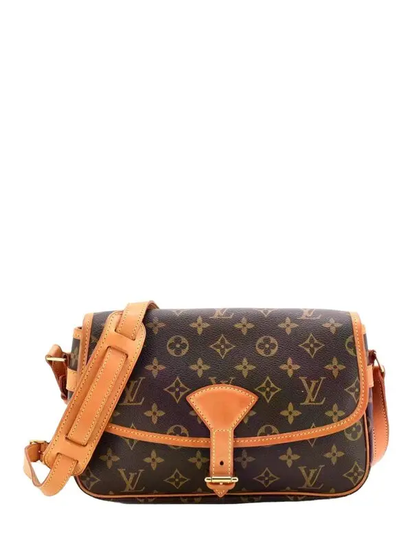 LOUIS VUITTON Sologne Handbag Monogram Canvas Crossbody Bag - Brown