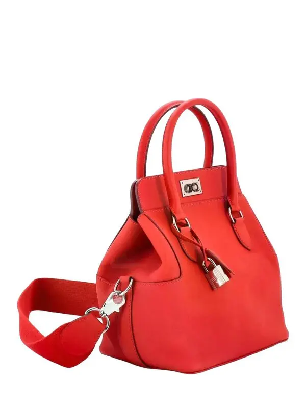 Hermès Toolbox 20 Satchel - Red