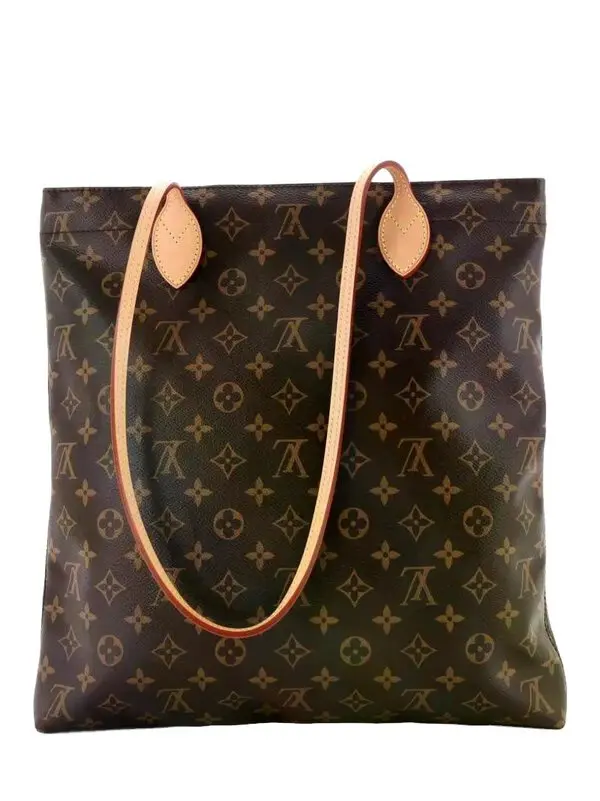 LOUIS VUITTON Carry It Monogram Canvas Tote Bag - Brown