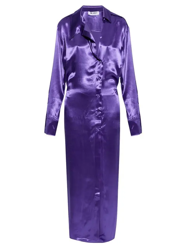 Attico Loose-fit Maxi Dress - Purple