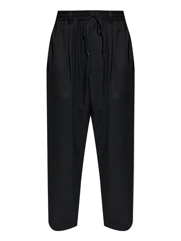 Y3 Wide-leg Trousers - Black