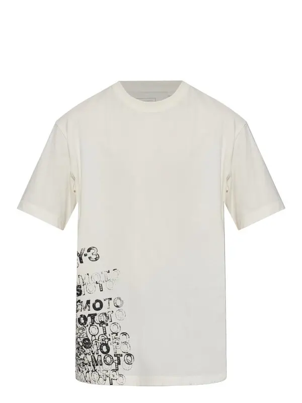 Y3 Printed T-shirt - Cream