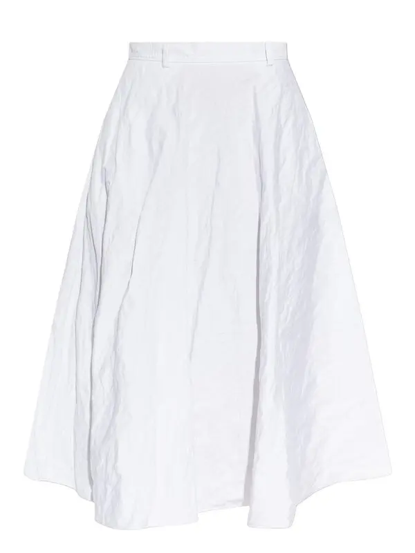 Moschino Flared Midi Skirt - White